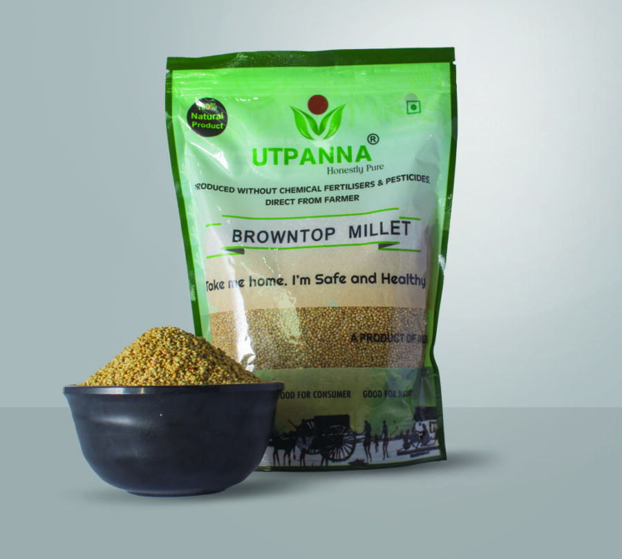 Browntop Millet 1 KG | Positive Millet | Siridhanya | Low GI | Natural ...